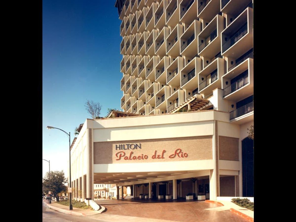 Then: Although the architects of the Hilton Palacio del Rio drew design ...