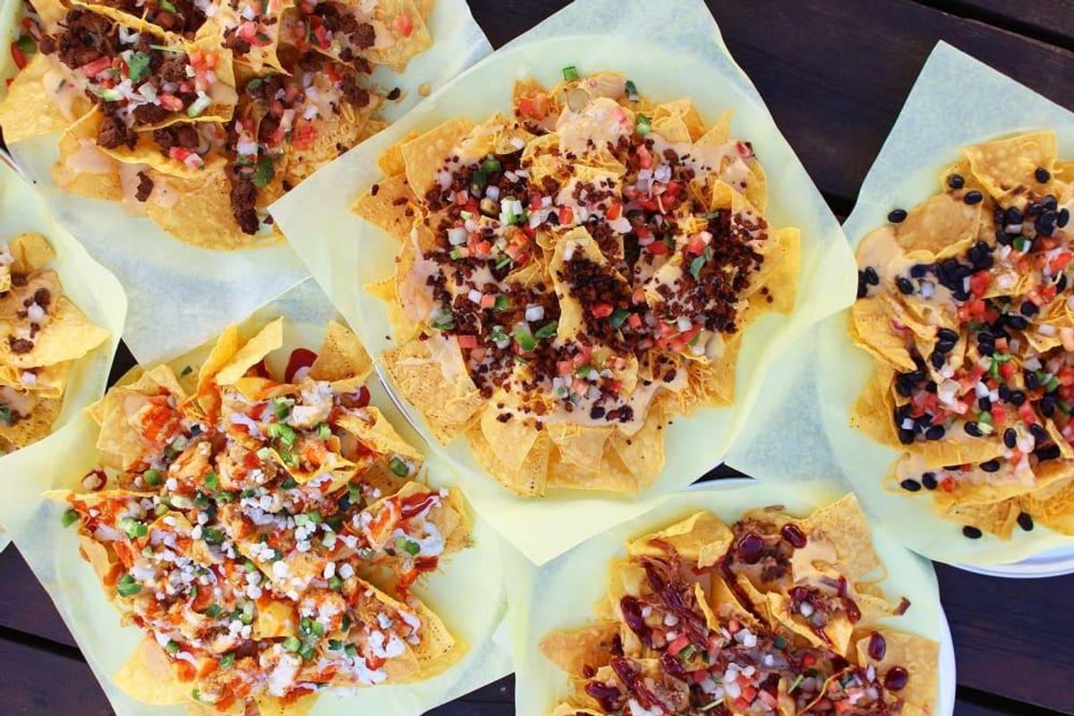 Rusty Taco also serves up a delicious variety of nacho platters ...