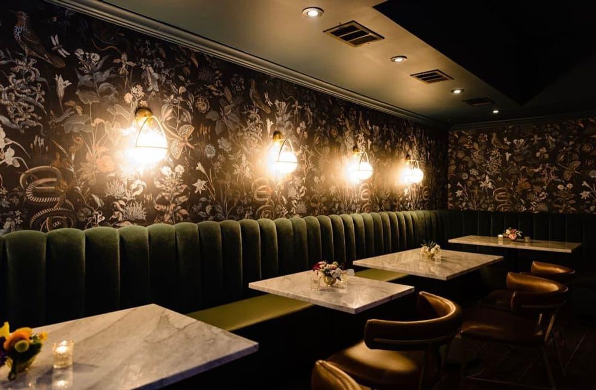 RR 12 Supper Club sets the mood with velvet upholstery and sparkling ...
