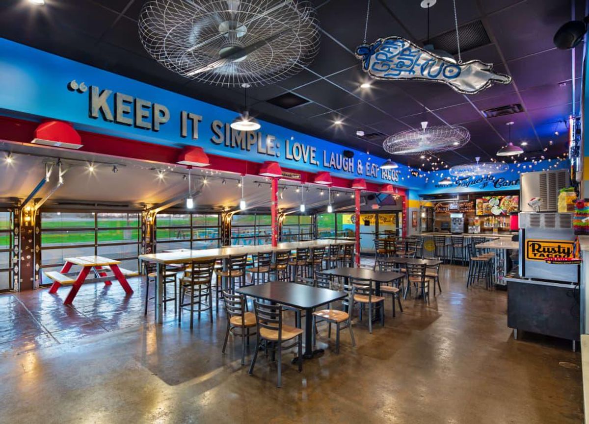 Rusty Taco concepts embrace a colorful party atmosphere. - CultureMap ...