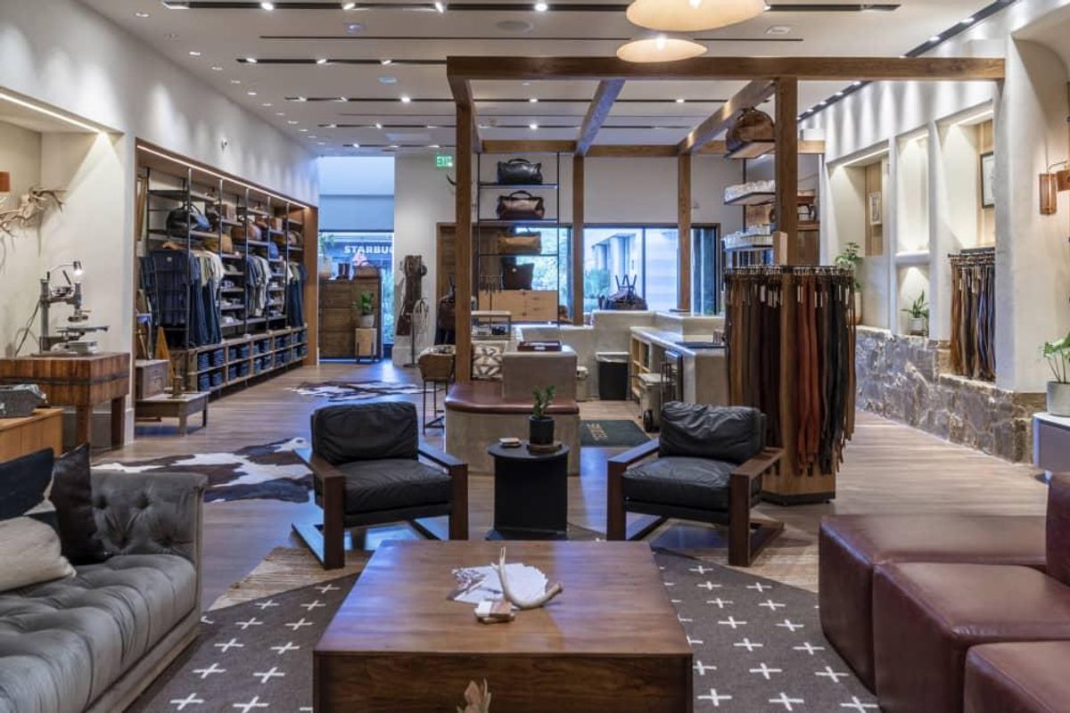 A unique space for boot shopping, Tecovas has designed its space to ...