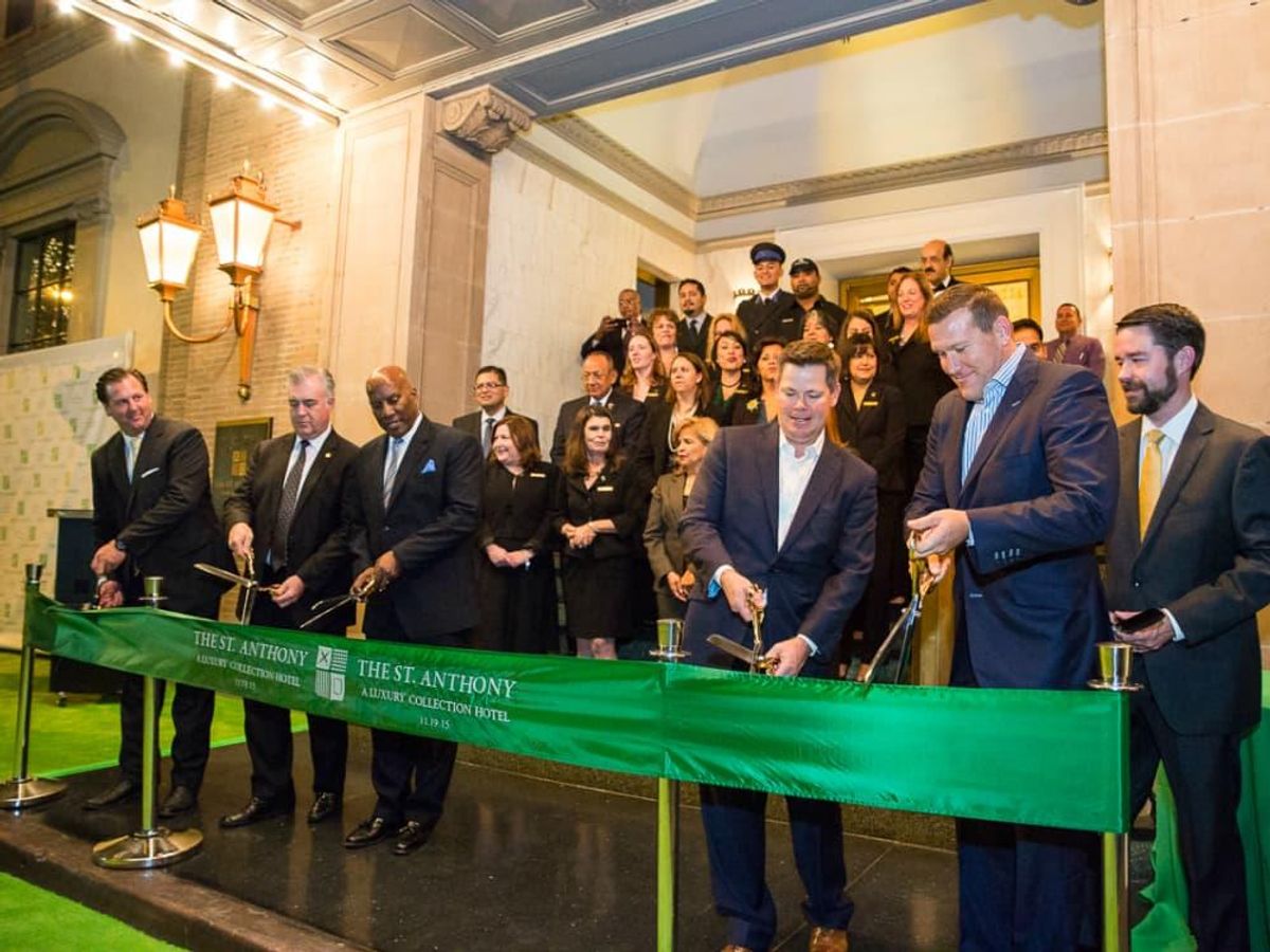 Clyde Johnson IV, General Manager Kevin Thorstenson, Hoyt Harper II ...