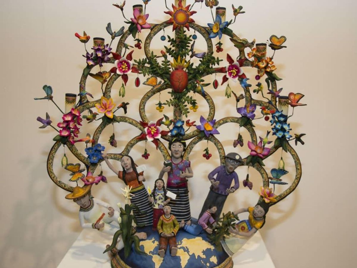 "Trees of Life" features work by ceramic artist Veronica Castillo and ...